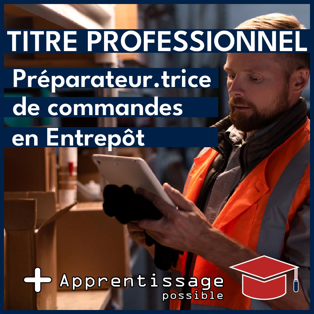Titre professionnel Préparateur.trice de commandes - Turpeau Formation